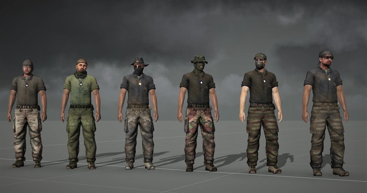 汚れてボロボロの服を追加する Arma 3 用 Ravaged and Frithified Gear MOD が v26032020 へ ...
