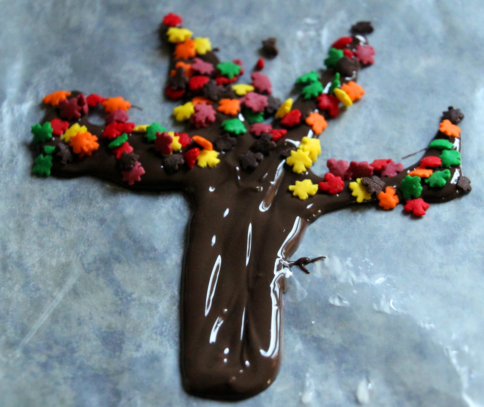 Life Is Sweets: Autumn Leaves Are Gently Falling on Chocolate Trees!