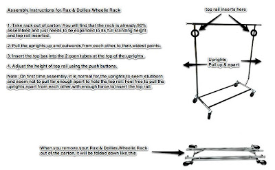 Rax & Dollies: How to assemble a Rax & Dollies Wheelie Rack