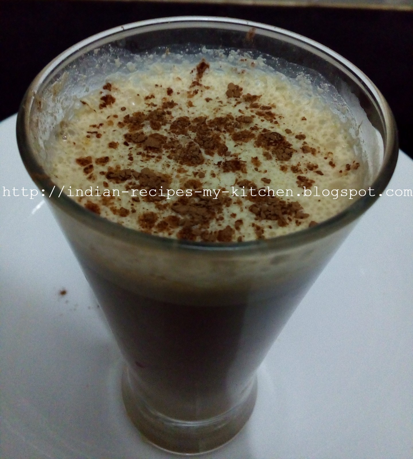 Indian Recipes My Kitchen: Cold coffee/iced coffee - summer refreshing ...