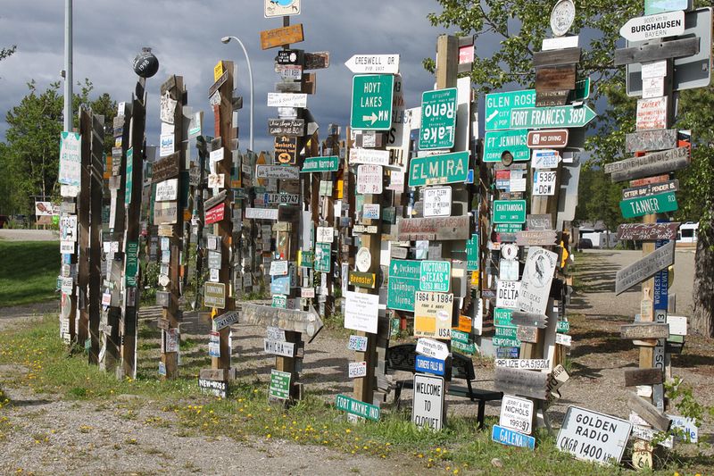 The Sign Post Forest of Watson Lake, Canada | Amusing Planet