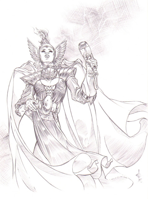 Marvel Comics of the 1980s: Asgardian Storm by Drew Johnson