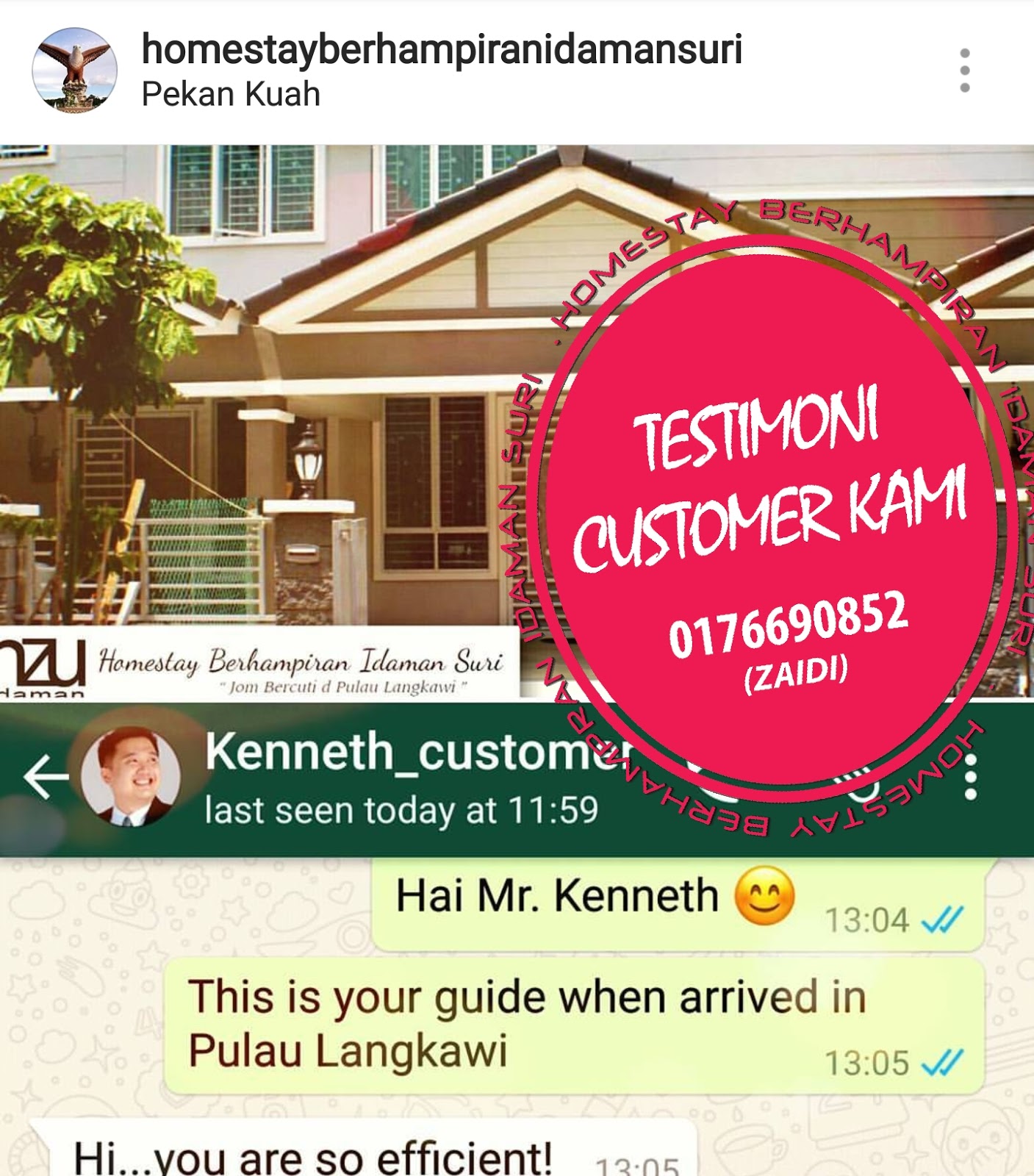 Homestay Berhampiran Idaman Suri...: Inilah Iklan Kami..