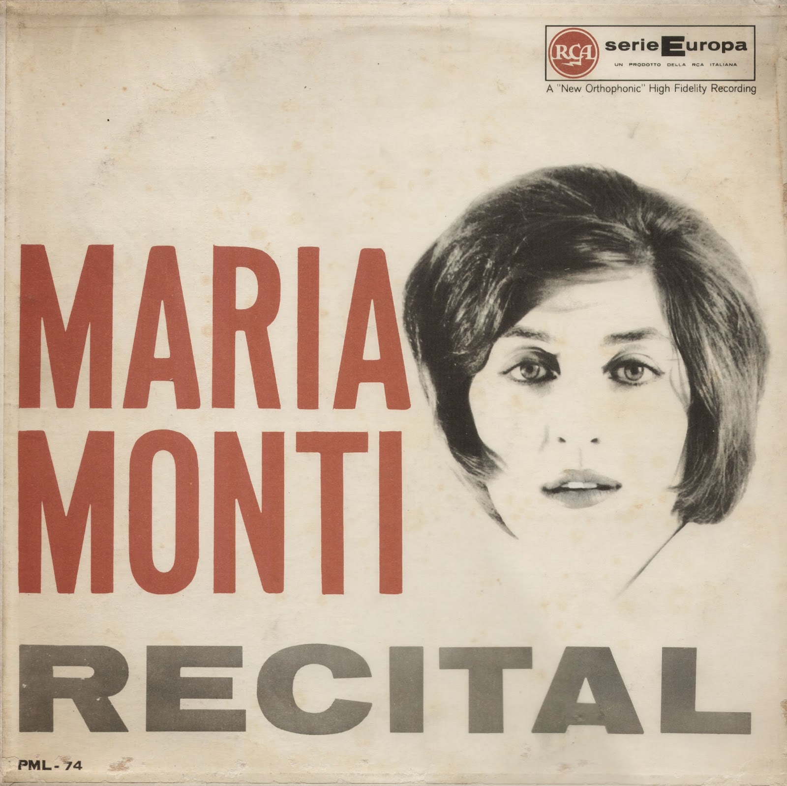FLASH 1961 di GENERAZIONI E "PICK-UP": MARIA MONTI - RECITAL