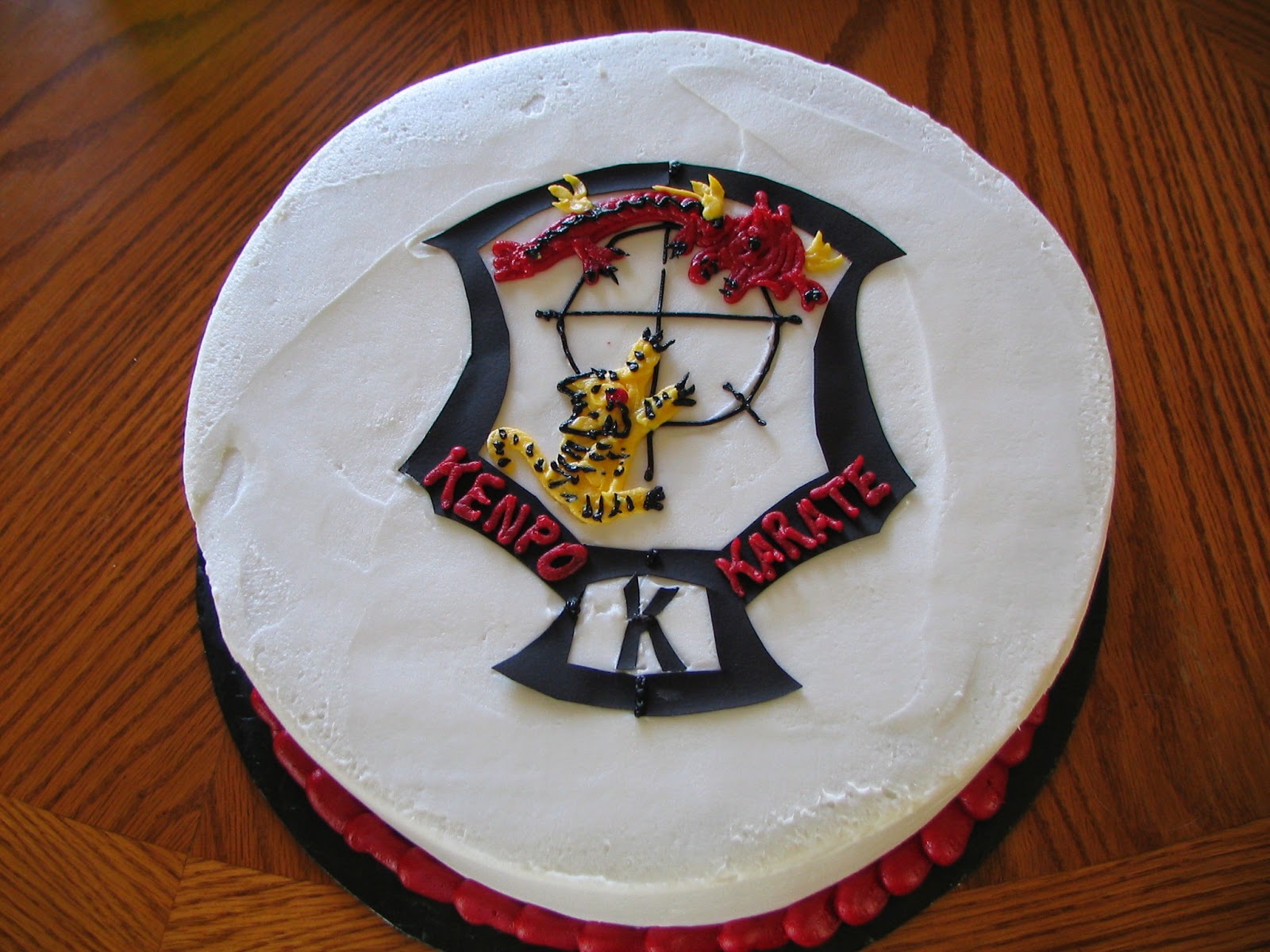 Piped Dreams: Black Belt Celebration Cake