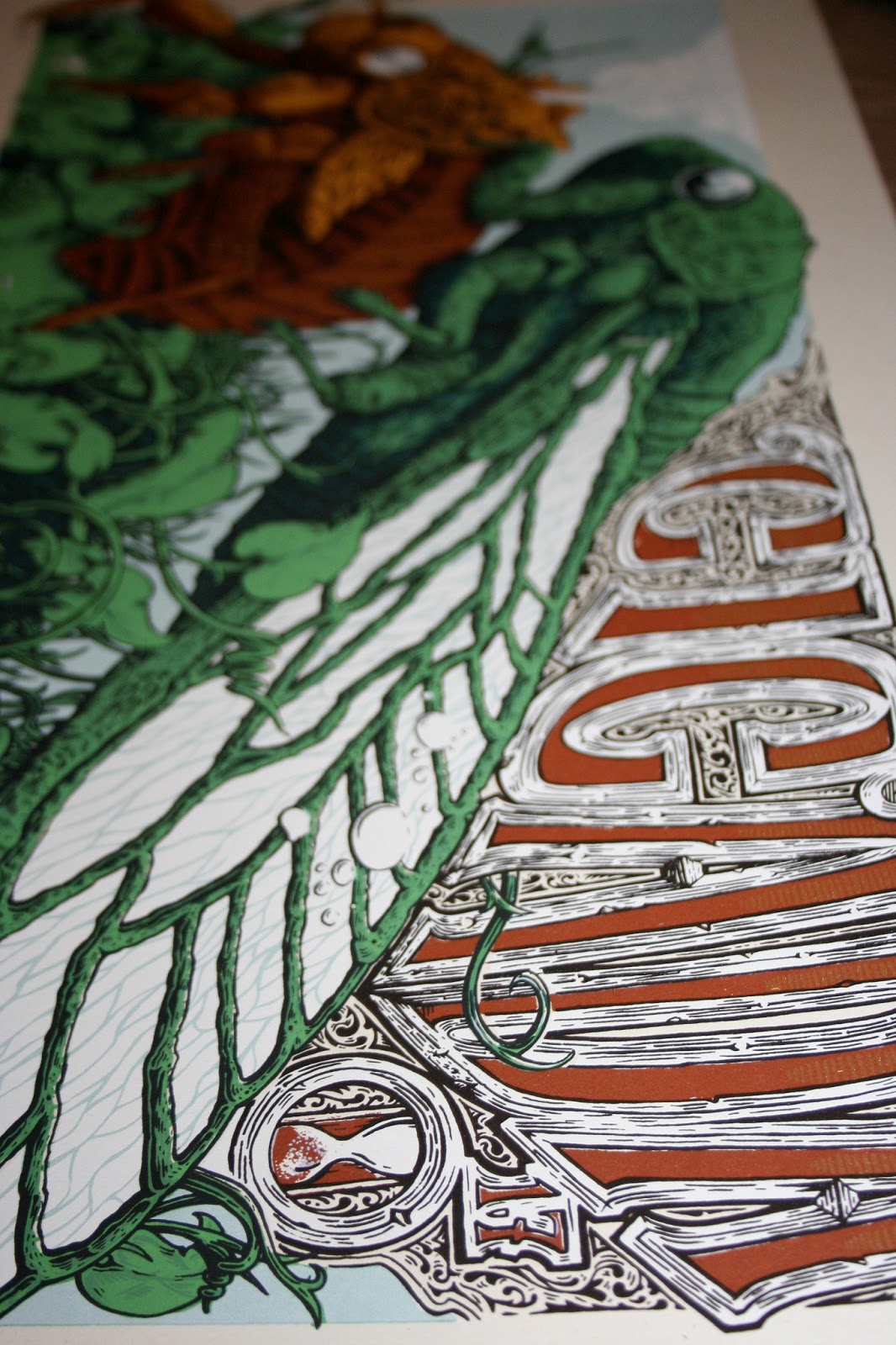 INSIDE THE ROCK POSTER FRAME BLOG: Steam Cicada Print by Andrew Ghrist