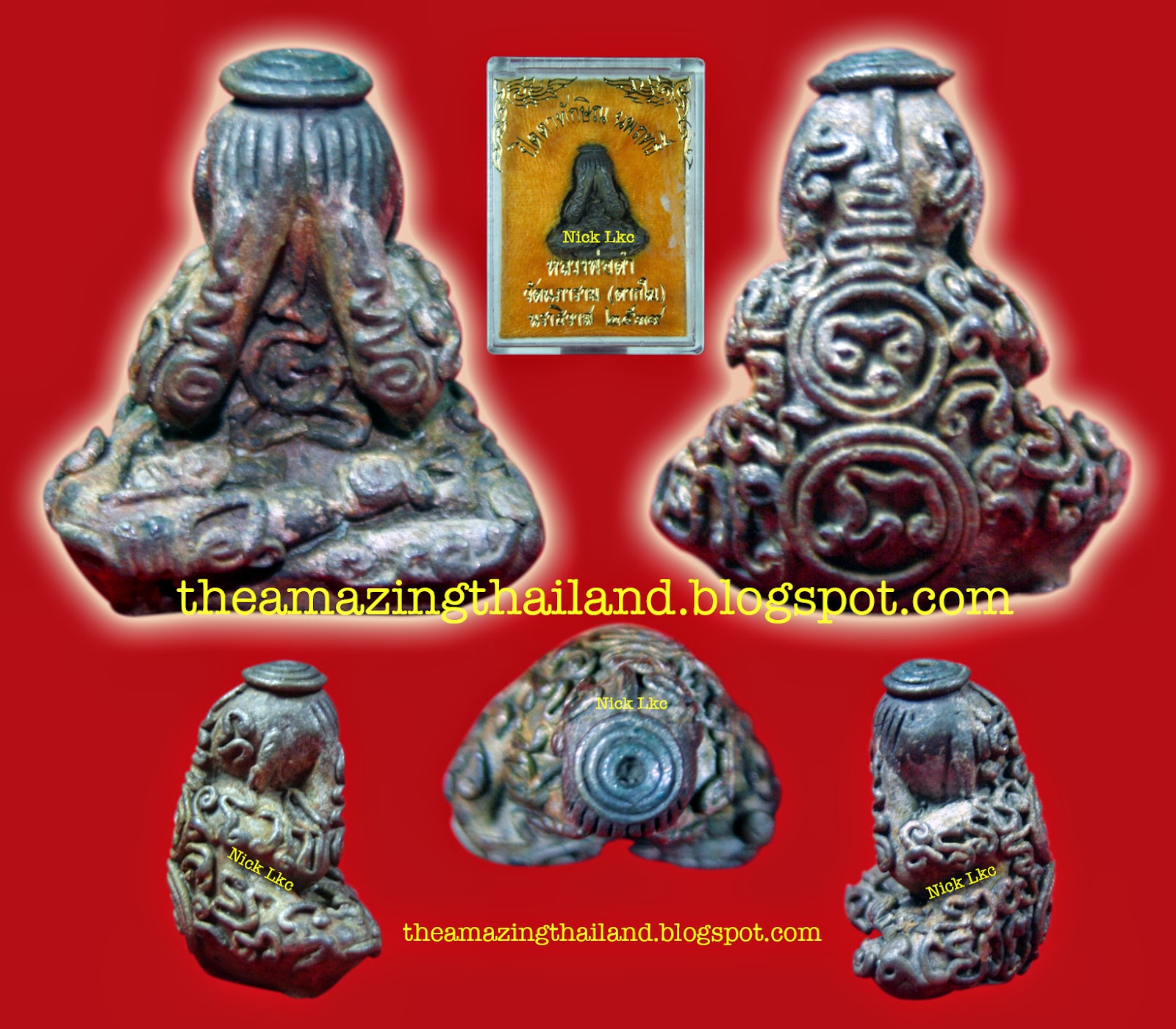 The Amazing Thailand: Phra Pidta Yant Yung, Silver, Luang Phor Dum ...