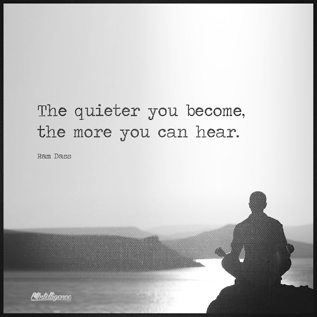 The Quieter you become, the more you can learn. - 101 QUOTES