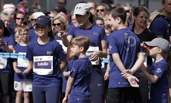 Princess Mary and her children participated in Royal Run in Copenhagen