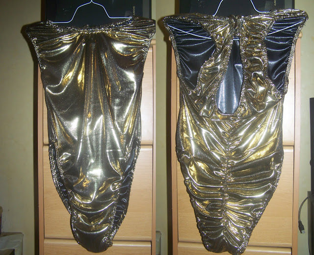 Hot One MM: Liquid Metallic Lame' Bodysuits!