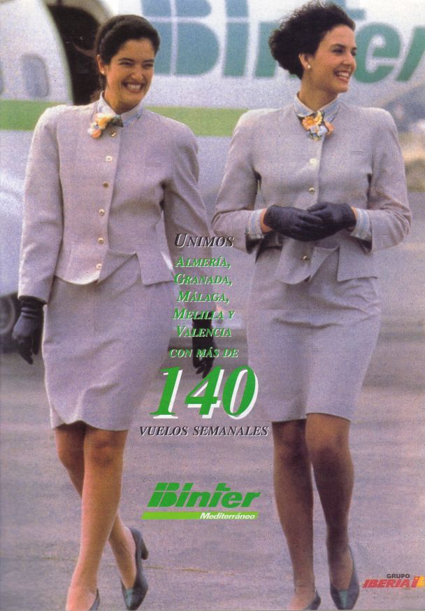 Airline memorabilia: Publicidad de Binter