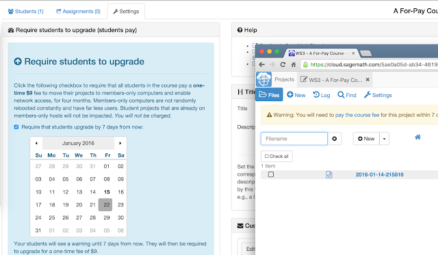 Sage: Open Source Mathematics Software: January 2016