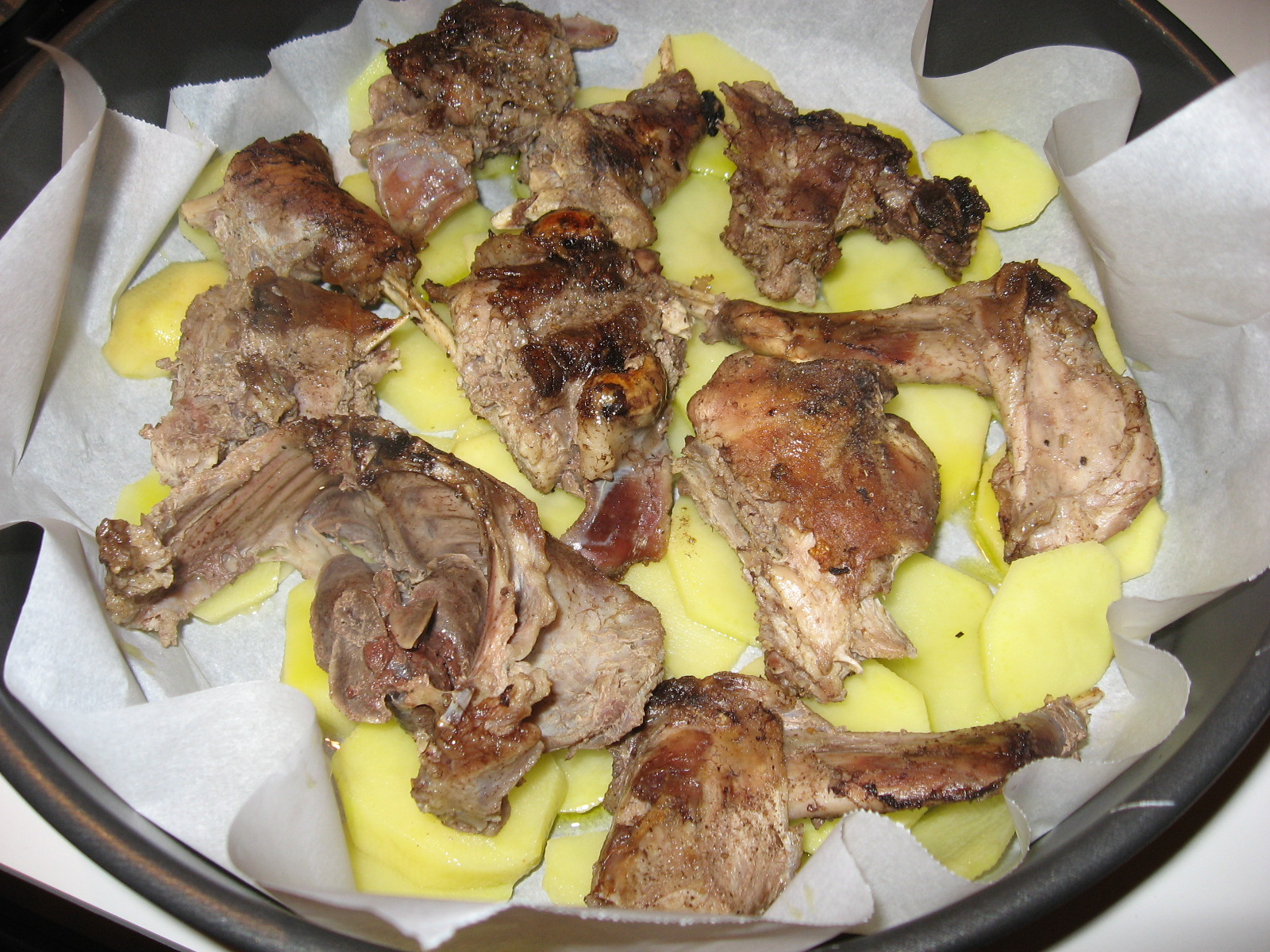 CONIGLIO ALLA PIZZAIOLA