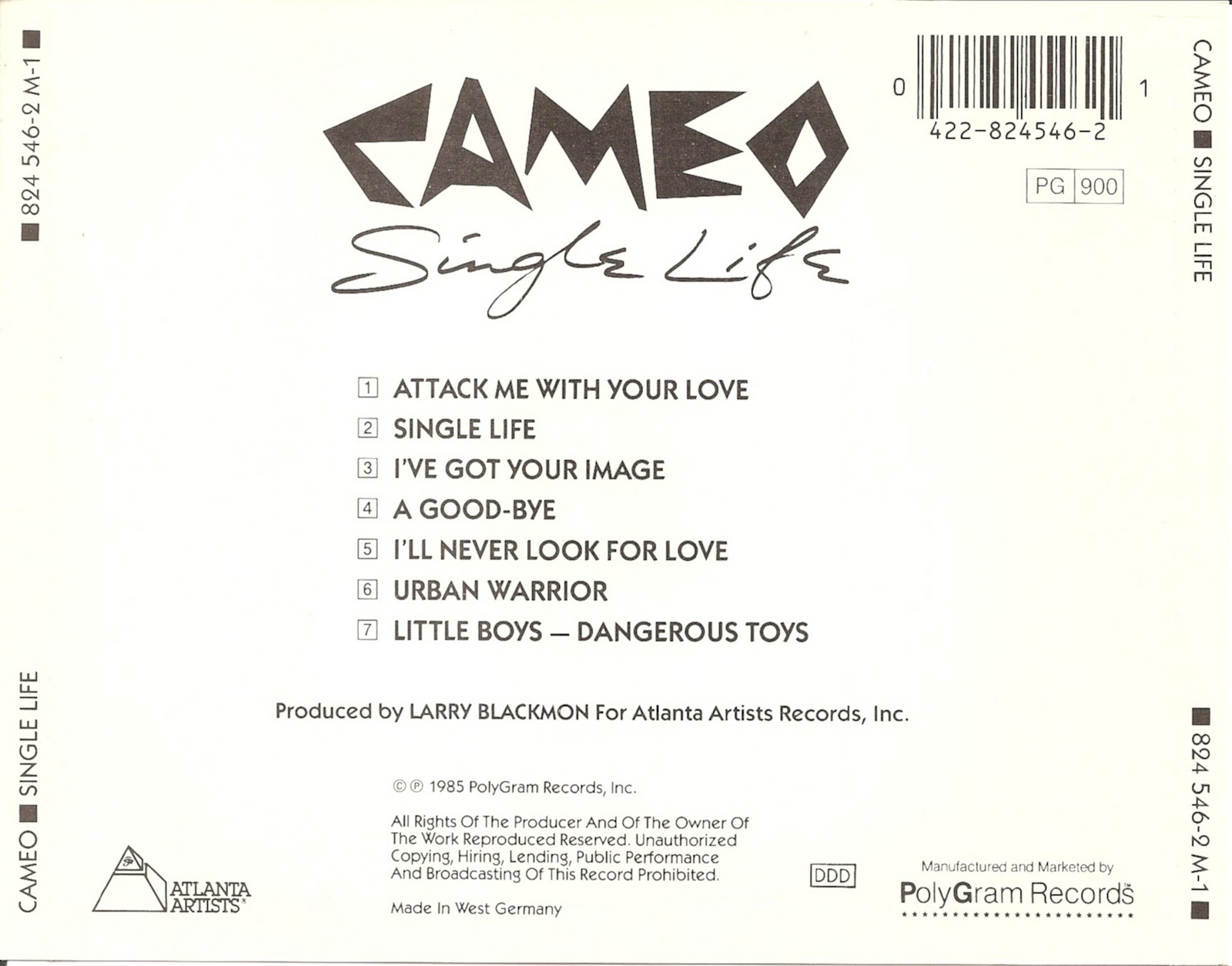 The First Pressing CD Collection: Cameo - Single Life