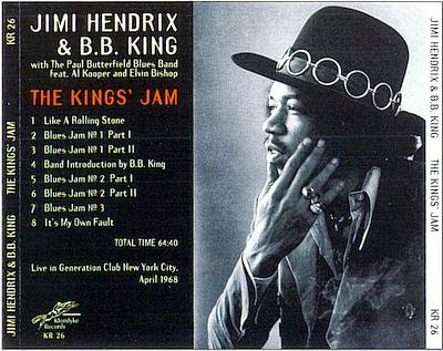 SouthernBluesRock: Jimi Hendrix & B. B. King 1968 The Kings Jam