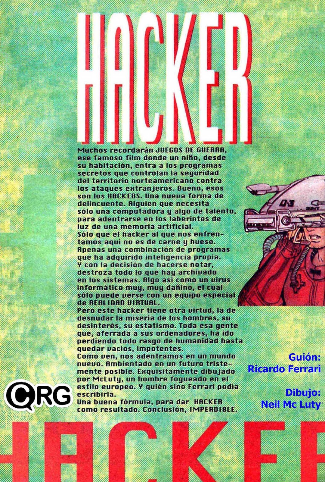 Aquellos inolvidables tebeos...: Hacker y Otras Historias - Ricardo ...