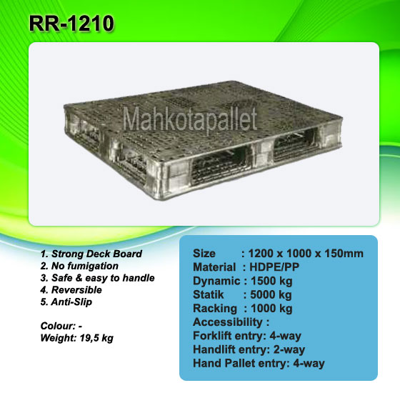 Pallet Plastik RR-1210 - Pallet Plastik | Pallet Plastik Bekas | Harga ...