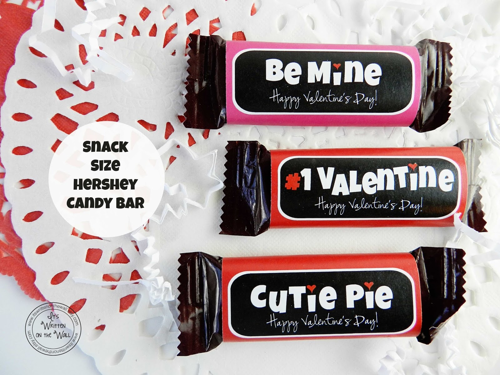 It's Written on the Wall: The Cutest Little Valentine Candy Wraps for ...