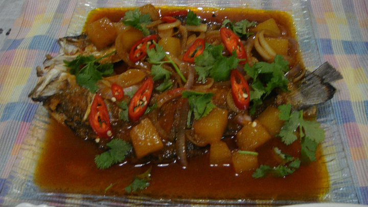 Cik Wan Kitchen: Siakap Tiga Rasa