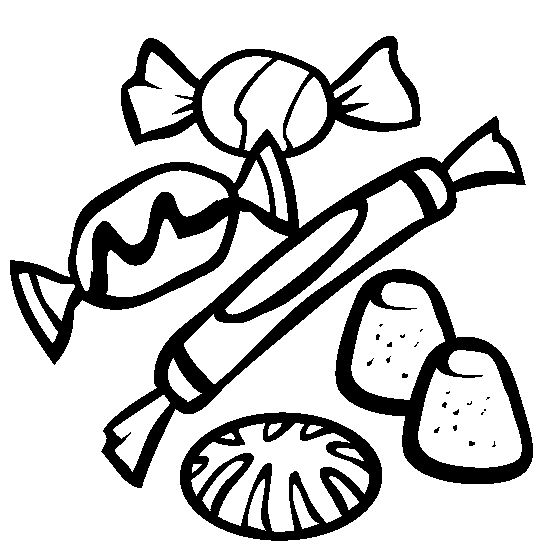 universul copiilor: Planse de colorat dulciuri