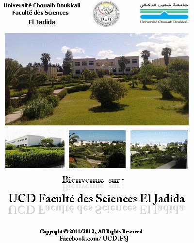 UCD Faculté des Sciences El Jadida