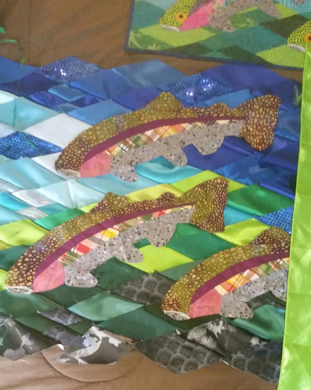 Rainbow Trout Quilt at Mildred Ritter blog
