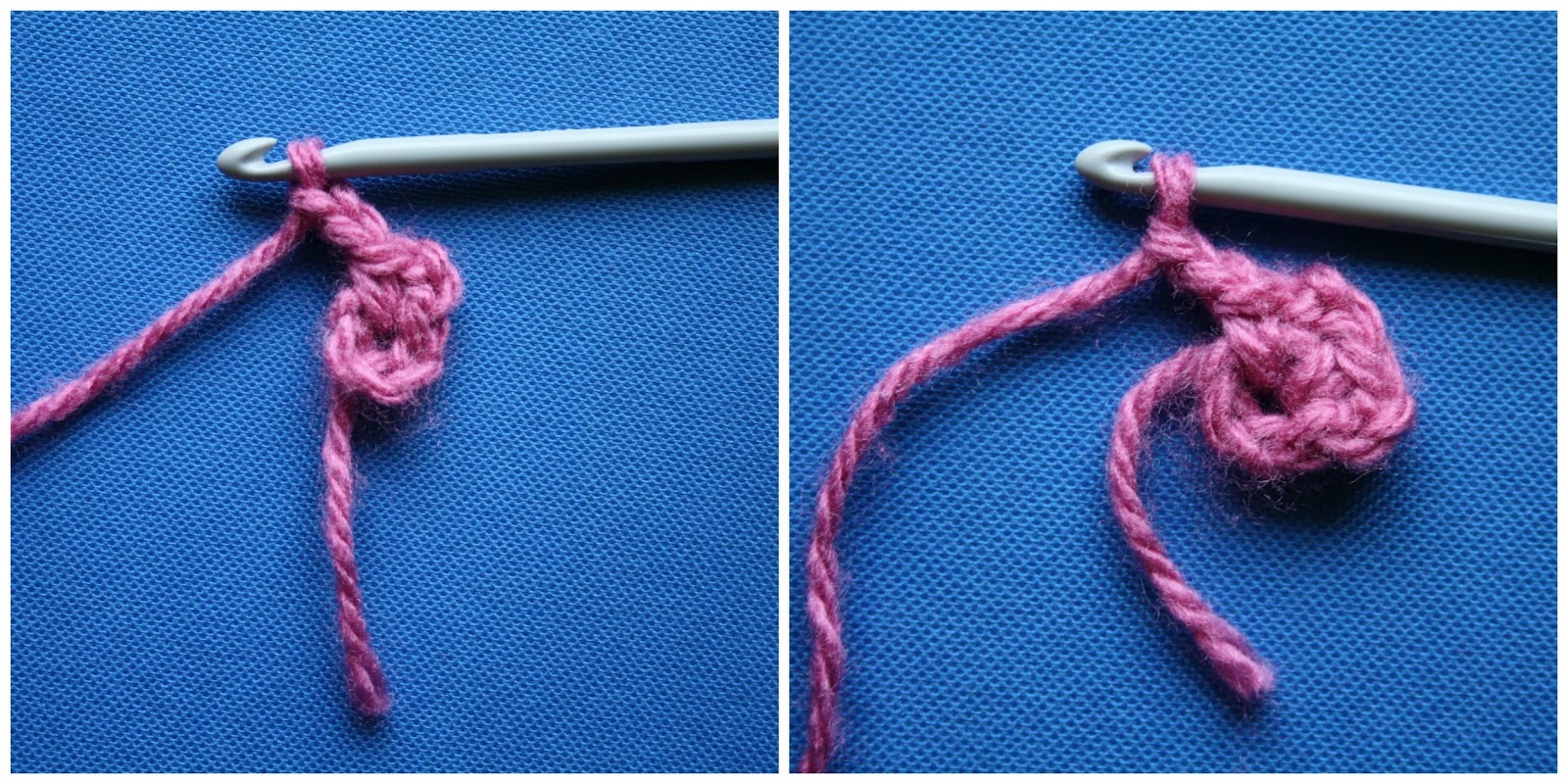 El taller de Hijas Perezosas: Flor sencilla de ganchillo