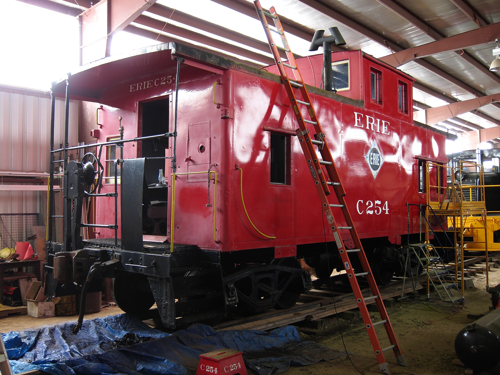 More progress on the Erie #C254 - Rochester & Genesee Valley Railroad ...