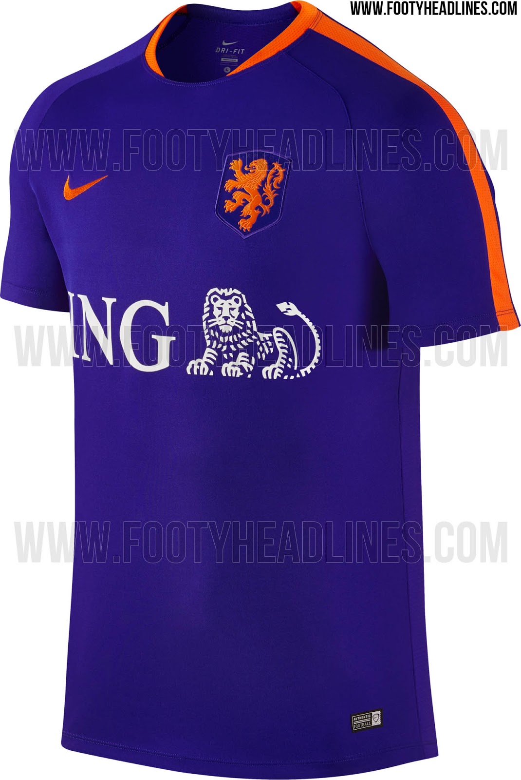 Netherlands 2016 Pre-Match and Training Kits Leaked - Footy Headlines