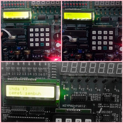 Analogi Edukasi: Microcontroller 8051 Tampilan LCD 2x16