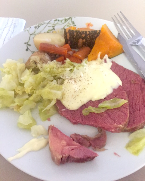 A Peaceful Homemaker: Corned Beef: White Sauce variations