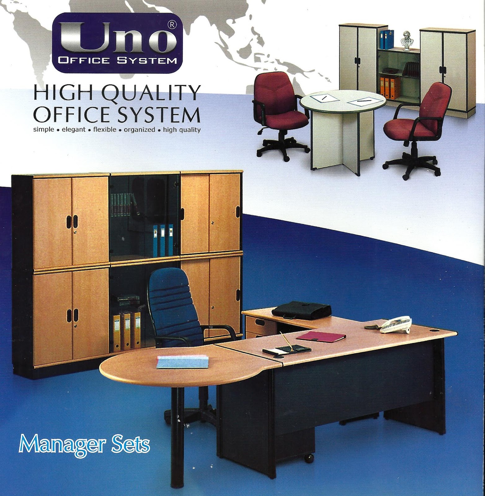 Meja Uno - Pusat Alat Kantor