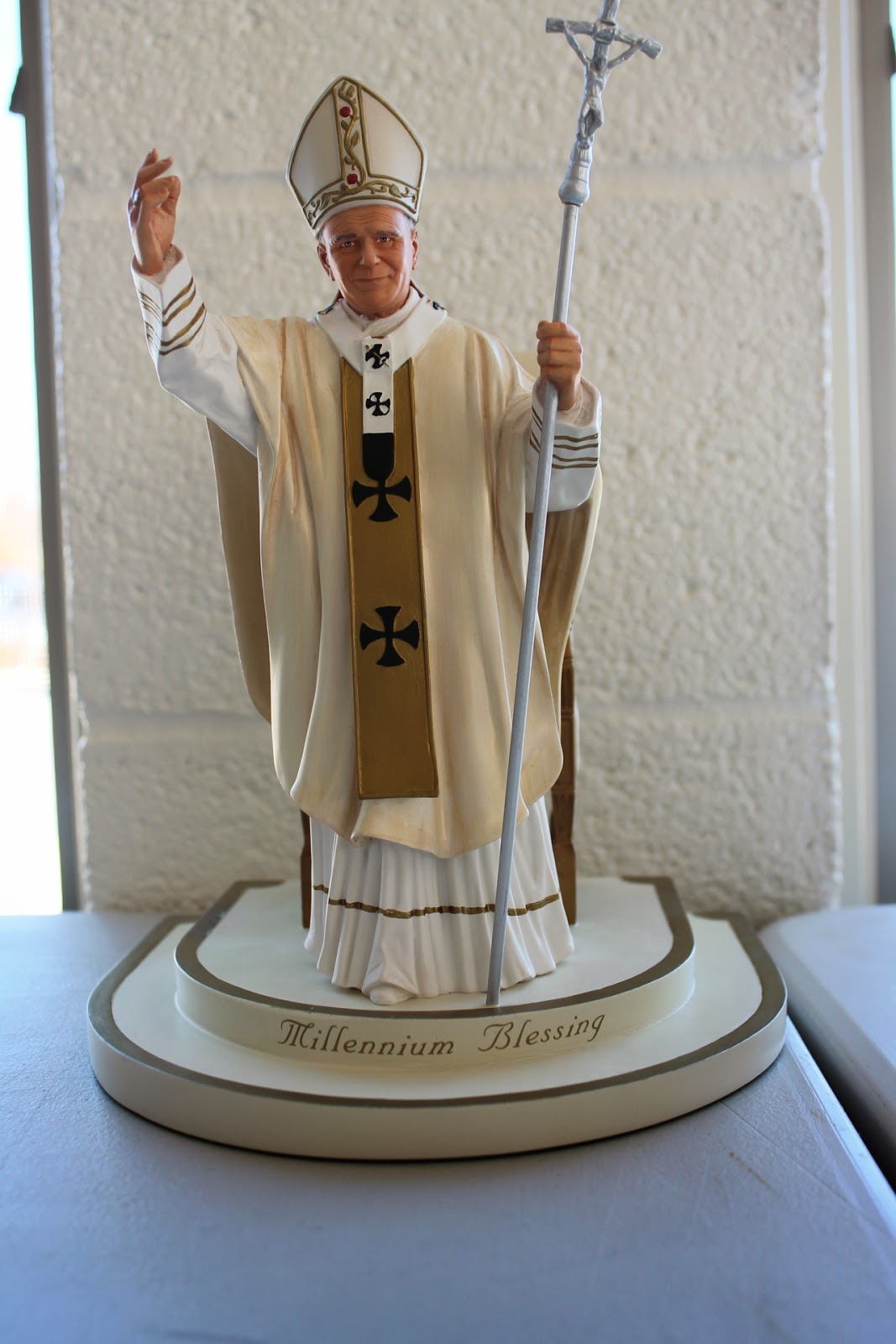 IC Church Auction 2013: Pope John Paul II Millennium Blessing Danbury ...
