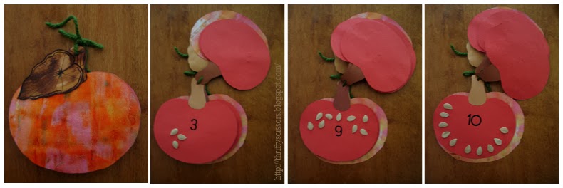 Pumpkin and Jack-O-Lantern Number Books | Thrifty Scissors