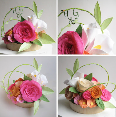 Concarta: Paper sculpture cake toppers for weddings, anniversaries and ...