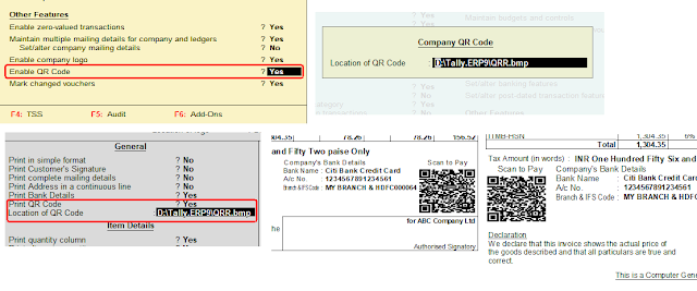 Print QR Code with Sales Invoice