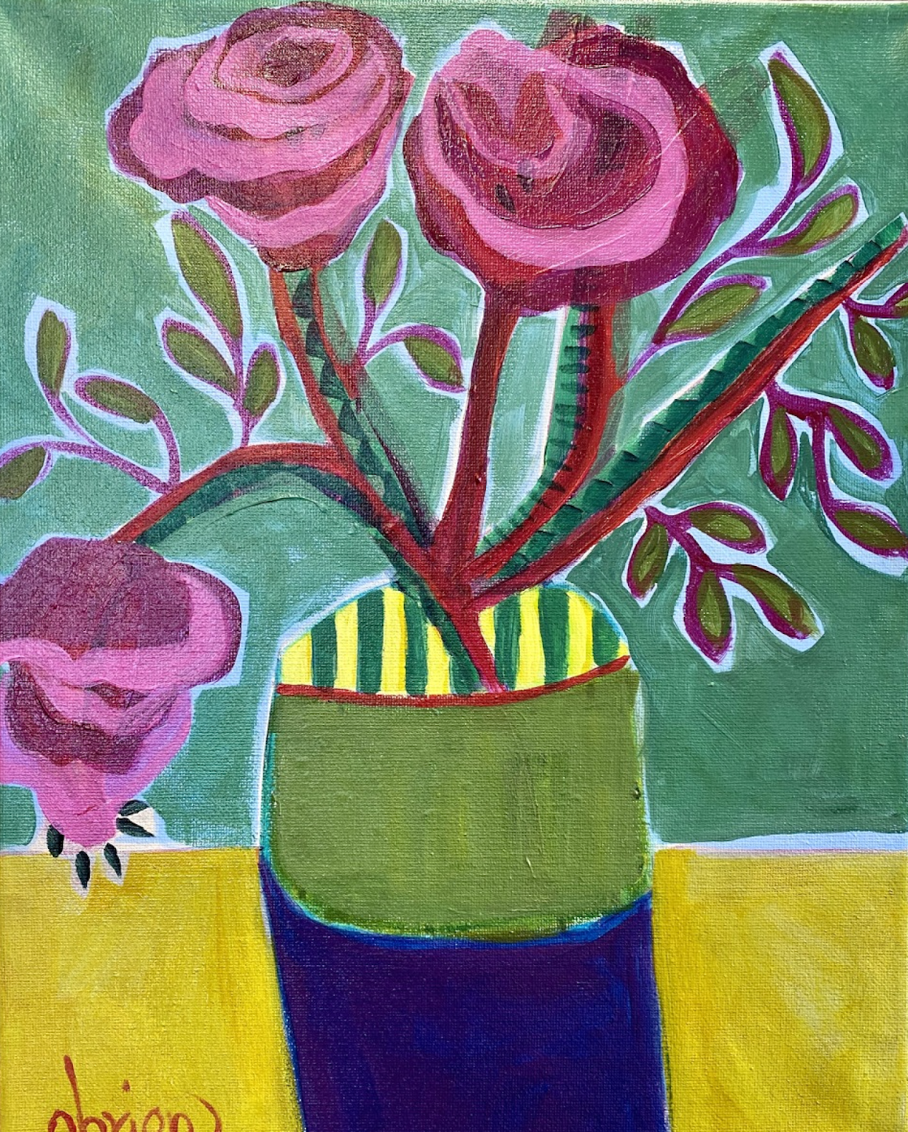 Daily Painters Abstract Gallery: Contemporary Bold Expressive Still ...