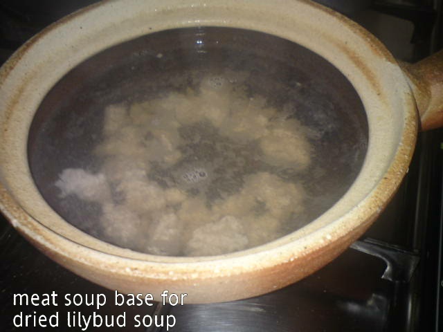Cooking Pleasure: Dried Lilybud Soup