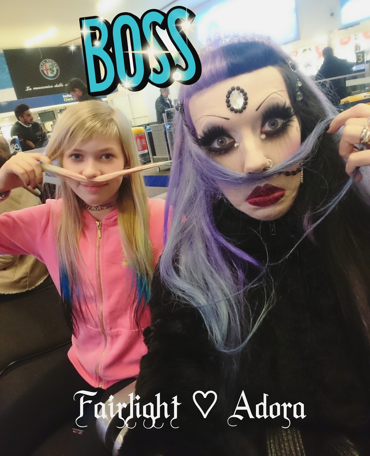 Adora BatBrat: Today's Goth look - Cute Goth to Stockholm