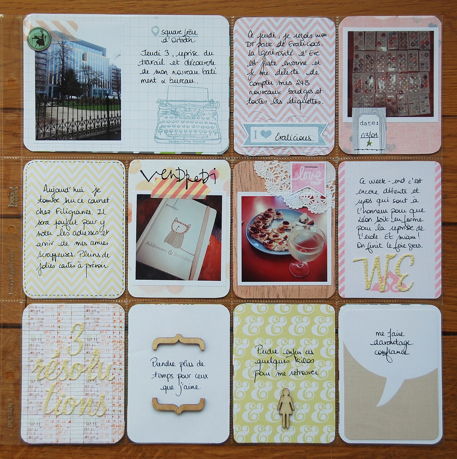 shopEvalicious.com: Project Life Cards | Tutorial