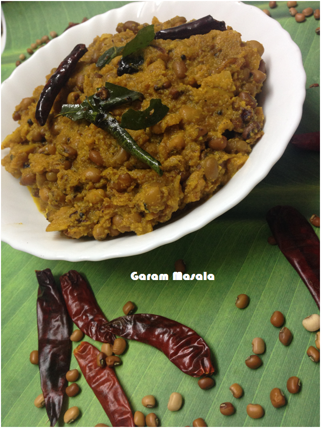 Garam Masala: Pumpkin red beans Erissery / Mathanga Vanpayar erissery ...