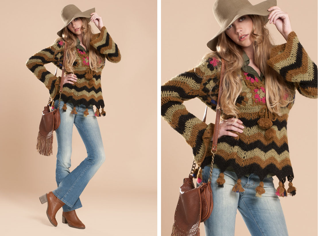 Receitas de Crochet: Casacos para inspirar