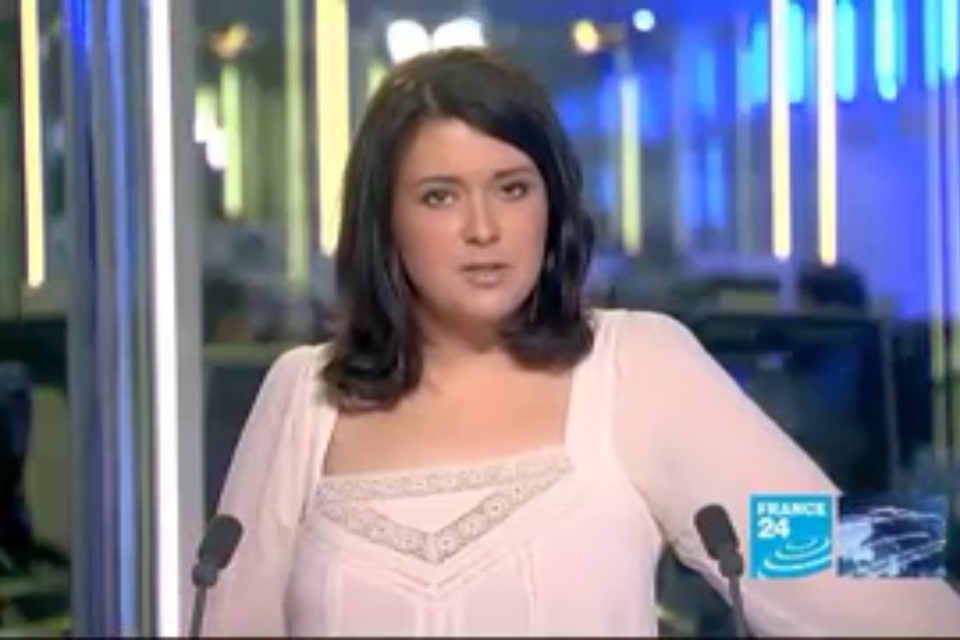 vuesalatele: 2012 03 10 @23H03 - AUDREY RACINE, FRANCE 24, LE JOURNAL