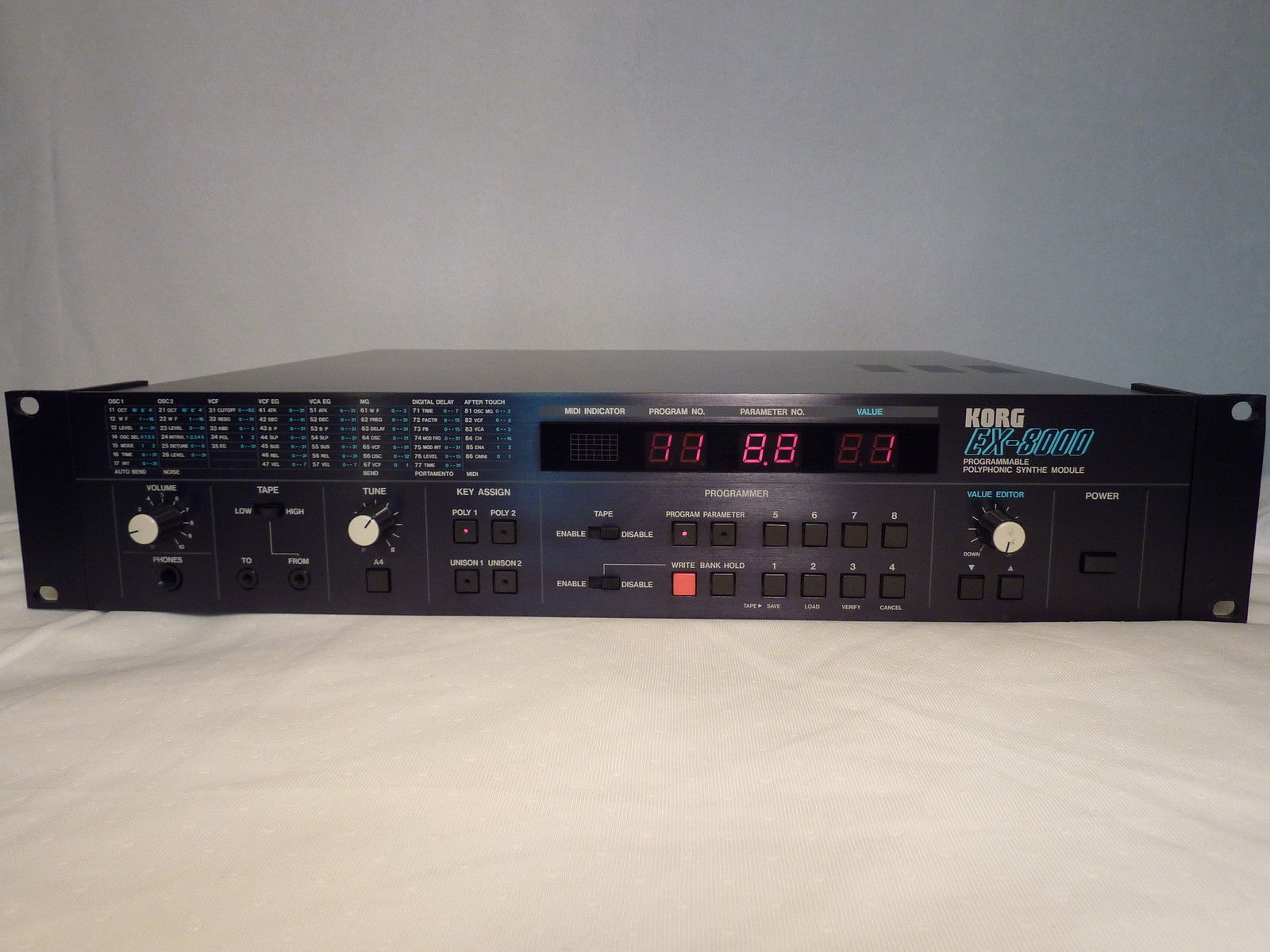 MATRIXSYNTH-B: Korg EX-8000 Digital/Analog Synth SN 002681