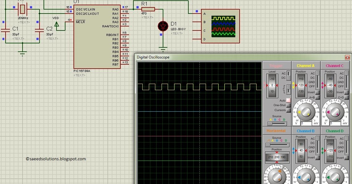 Saeed's Blog: PIC16F84A timer0 code + Proteus simulation
