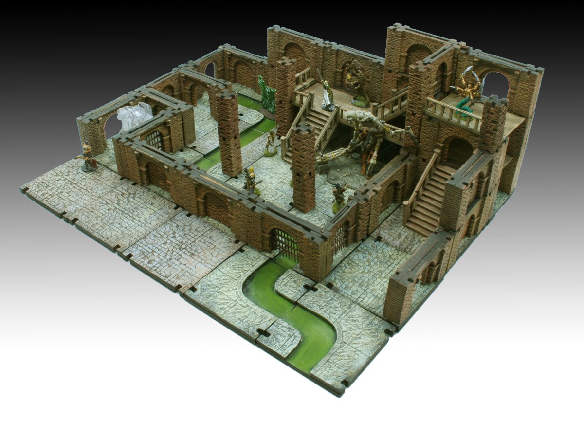 D&D 3D modular dungeons