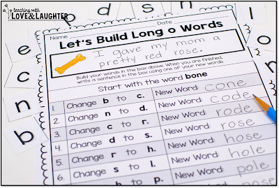 Teaching With Love and Laughter: Word Building