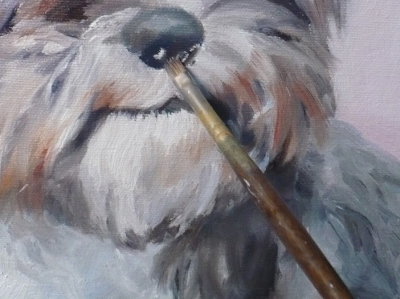 Zeh Original Art Blog Watercolor and Oil Paintings: Shih Tzu Pet ...