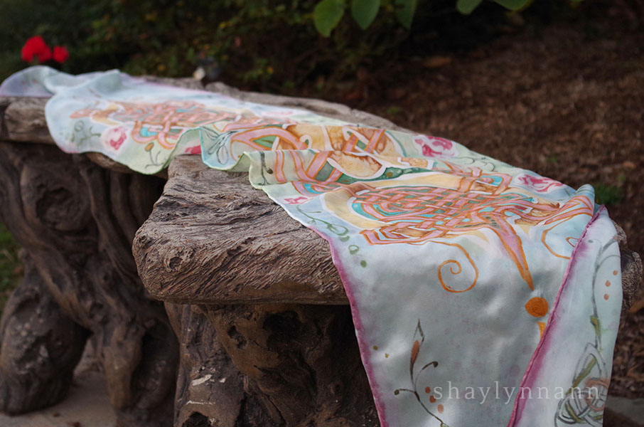 Elven Elegance and Celtic Knotwork Scarves - Shealynn's Faerie Shoppe