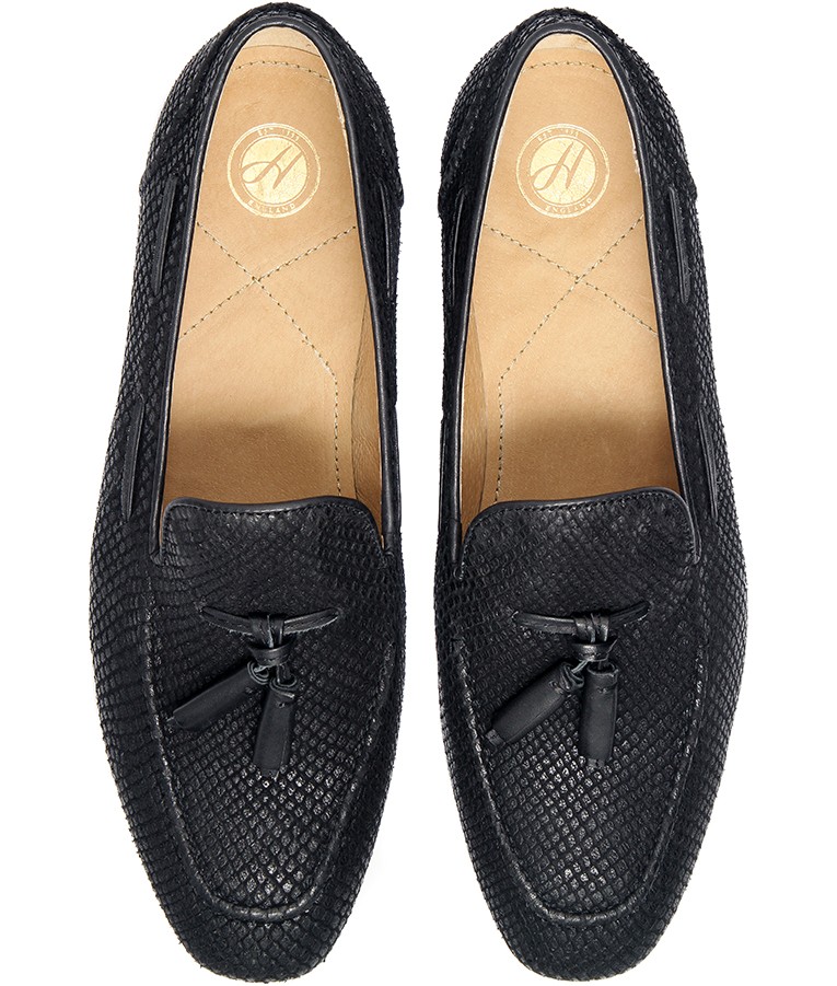 Snaking Through The Autumn Leaves: Hudson Shoes Pierre Snake Suede ...